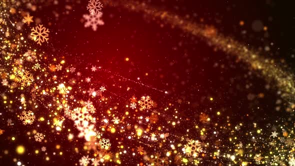 Christmas Particle Background, Motion Graphics | VideoHive