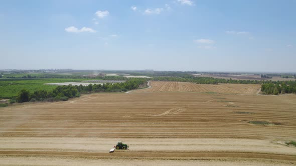 Reseeding Fields From Above at Sdot Negev, Israel, Stock Footage ...
