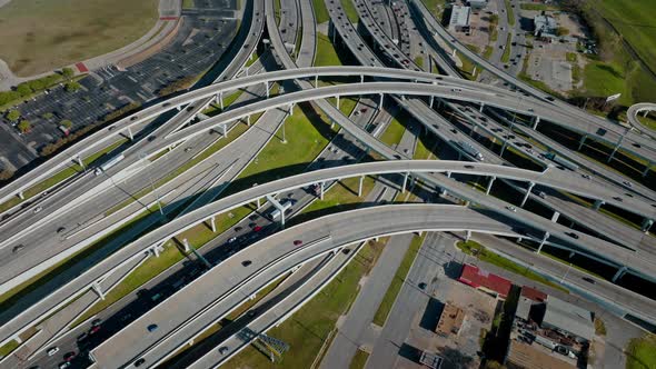Complex Multilane Highway Intersection, Stock Footage | VideoHive