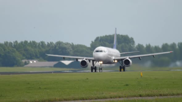 Airplane Acceleration and Takeoff, Stock Footage | VideoHive