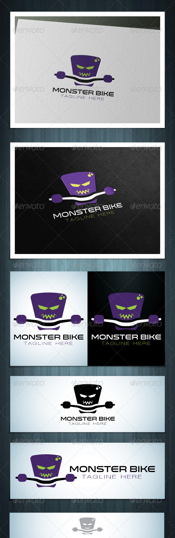 Monster Bike, Logo Templates | GraphicRiver