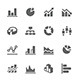 Graph and Diagram Icon Set, Icons | GraphicRiver