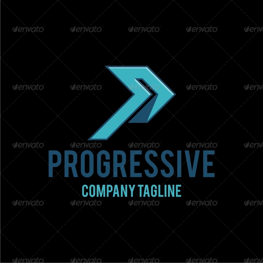 Progressive Logo Template, Logo Templates | GraphicRiver
