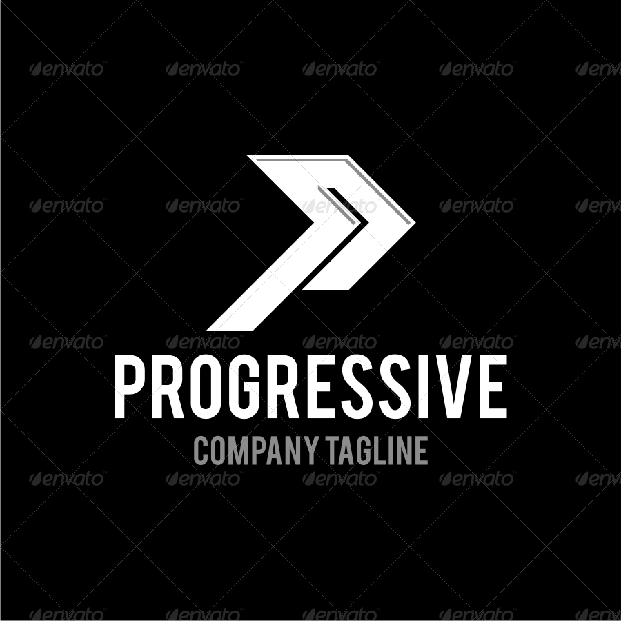 Progressive Logo Template, Logo Templates | GraphicRiver