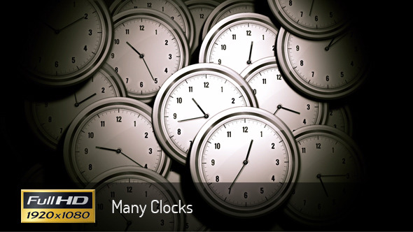 Many Clocks, Motion Graphics | VideoHive