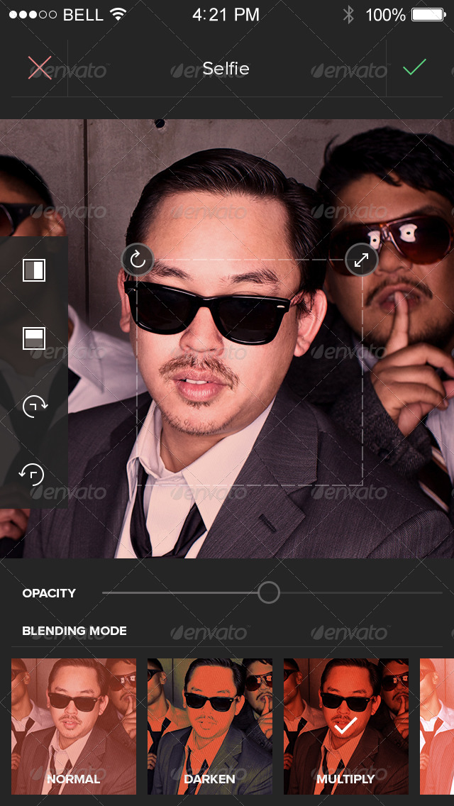 Polarizer: Photo Editing App GUI, Web Elements | GraphicRiver