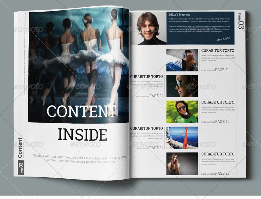 30 Pages Magazine Template, Print Templates | GraphicRiver
