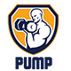 Pump Bodybuilding Gym Logo, Logo Templates | GraphicRiver