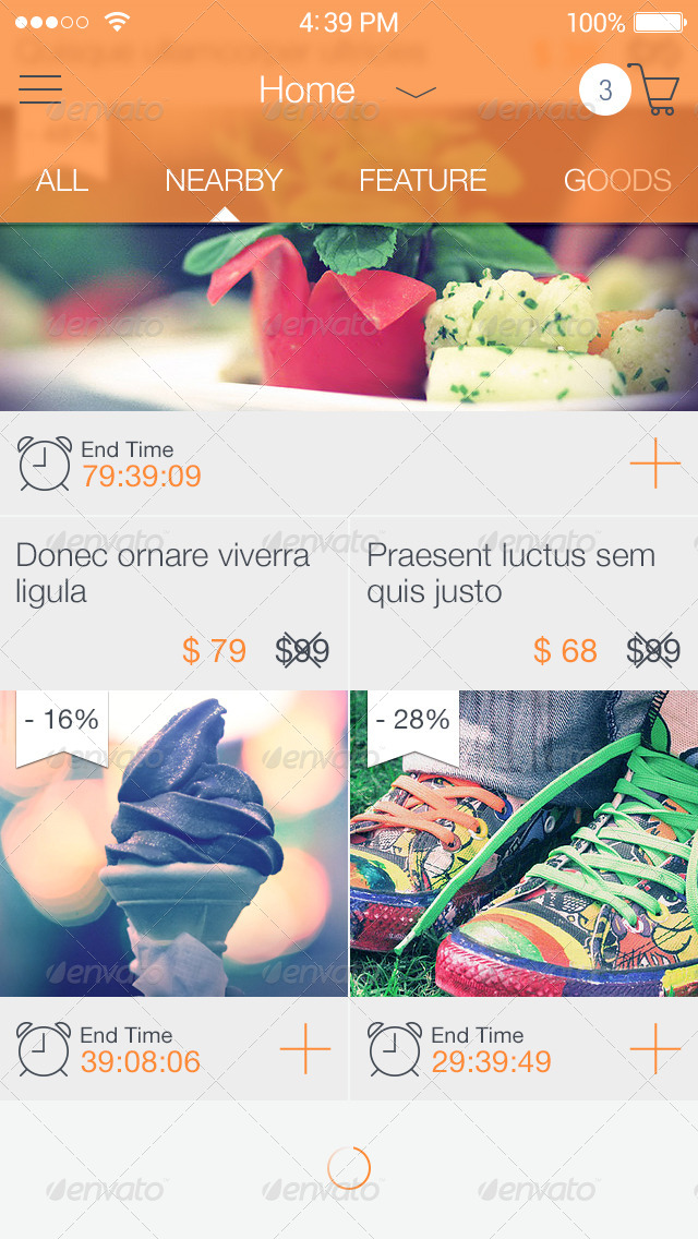 Deal App - Mobile UI Kit, Web Elements | GraphicRiver