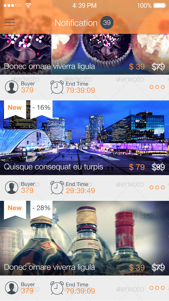Deal App - Mobile UI Kit, Web Elements | GraphicRiver