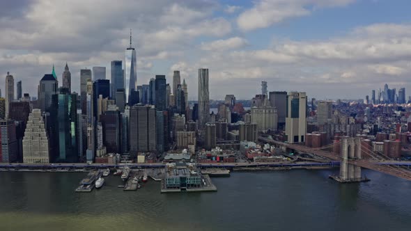 Modern Skyscrapers and Tall Edifices of Megapolis, Stock Footage ...