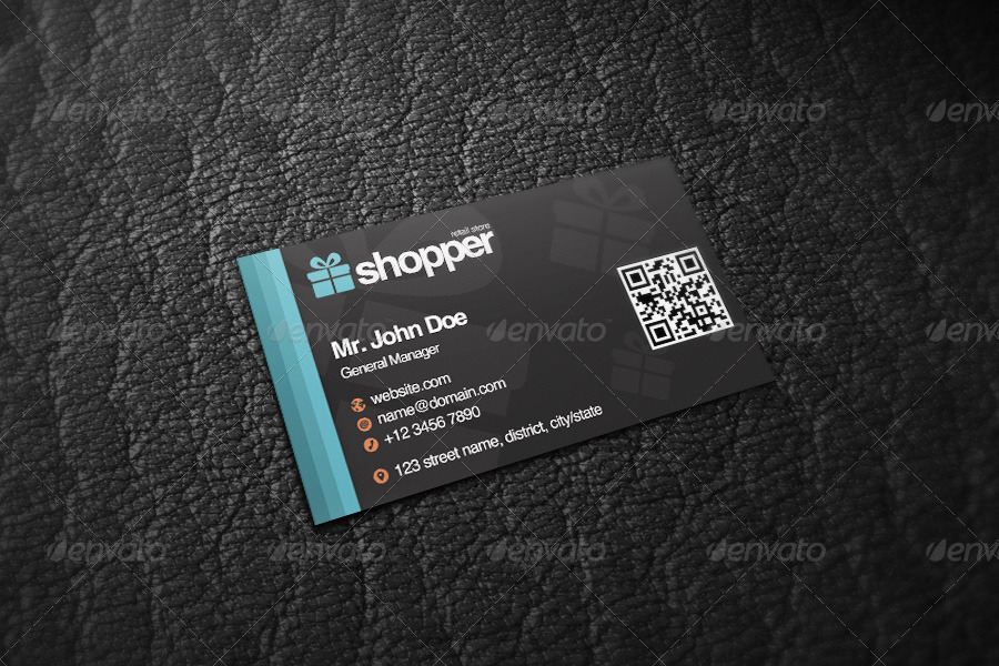 Shopper Business Card, Print Templates | GraphicRiver