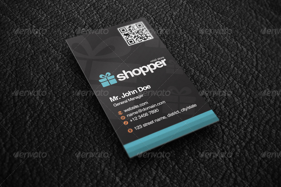 Shopper Business Card, Print Templates | GraphicRiver