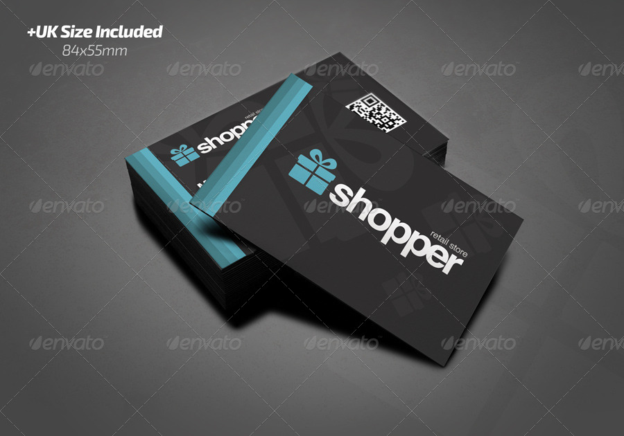 Shopper Business Card, Print Templates | GraphicRiver
