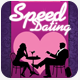 Speed Dating Love Valentines PSD Flyer Template, Print Templates ...