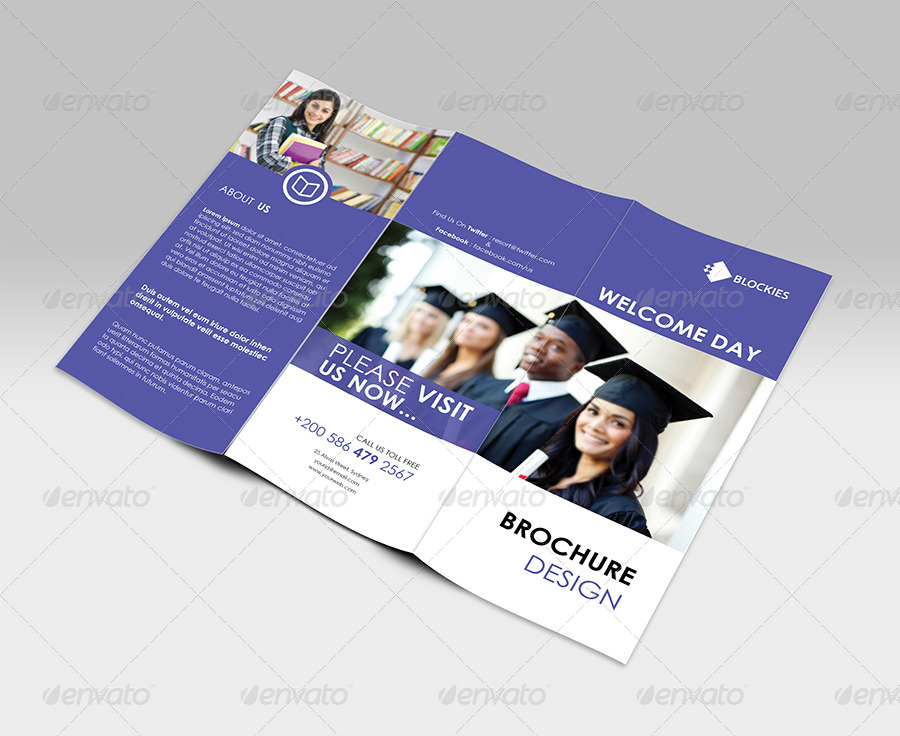 Simple and Clean Brochure Template, Print Templates | GraphicRiver