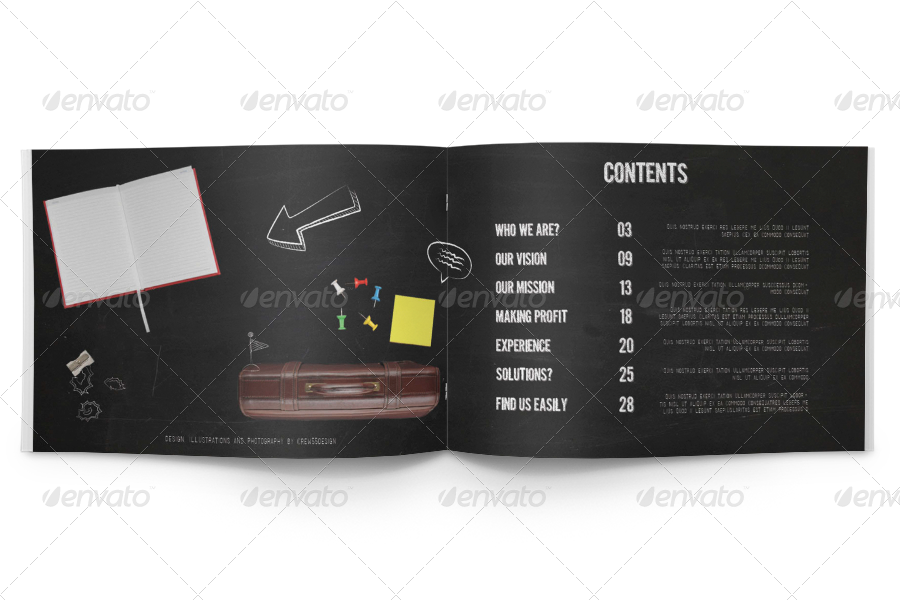 Chalkboard Pack, Print Templates | GraphicRiver