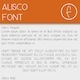 Alisco Font, Fonts | GraphicRiver