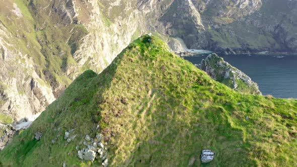 Aerial View of Tormore Island By Port Between Ardara and ...