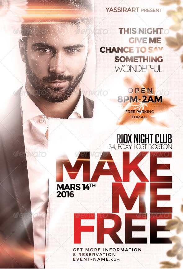 Make Me Free Flyer, Print Templates | GraphicRiver