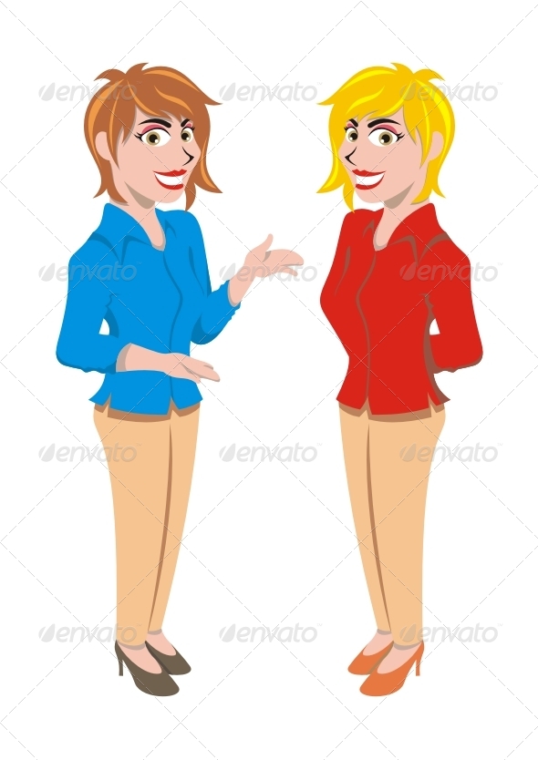 Female Presenter, Vectors | GraphicRiver