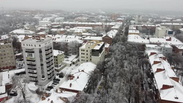 Aerial View of Poltava City in Ukraine, Stock Footage | VideoHive