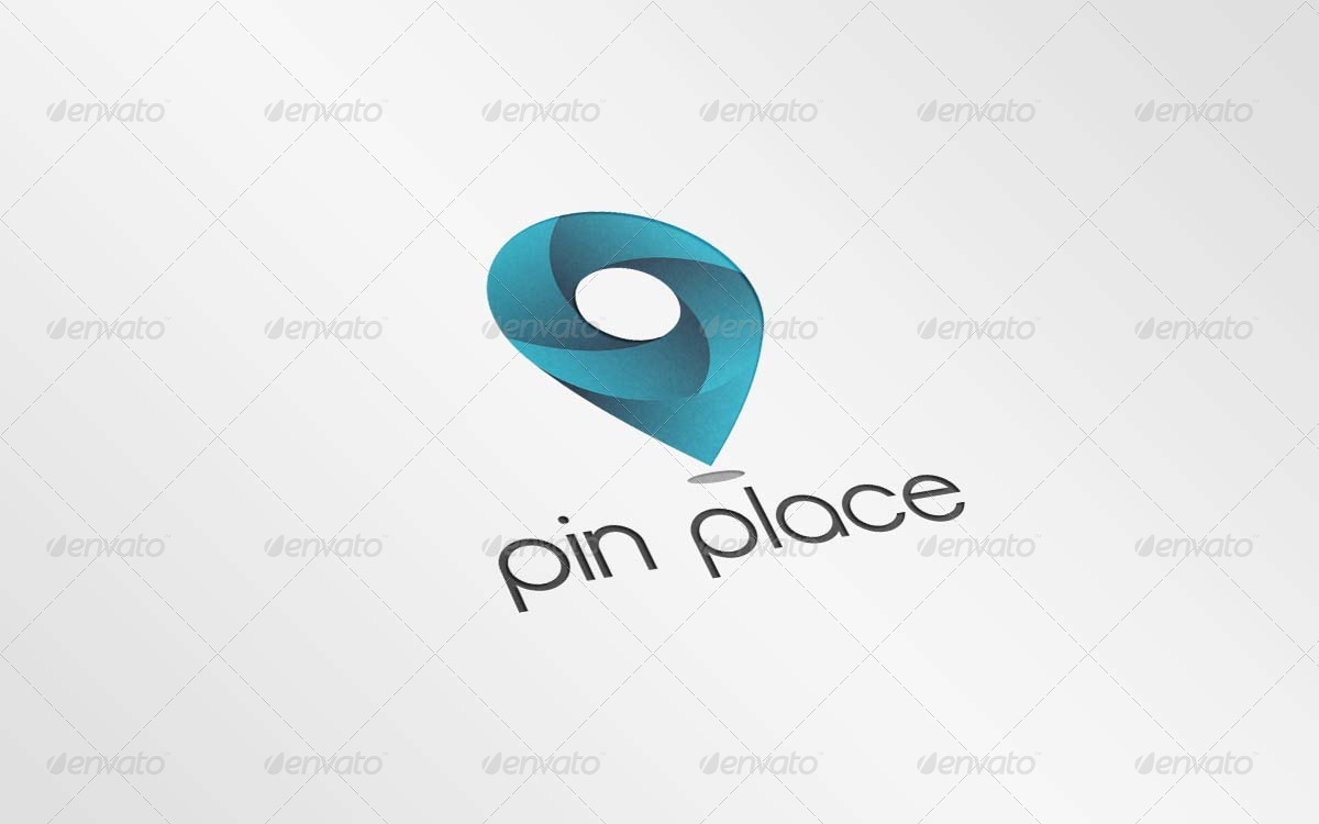 Pin Place Logo, Logo Templates | GraphicRiver