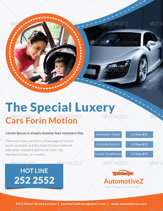 Automobile Business Flyer | Volume 5, Print Templates | GraphicRiver