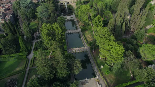 4K Aerial of Tivoli, outside of Rome, Italy., Stock Footage | VideoHive