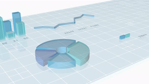Information graphs on an abstract digital table., Motion Graphics ...