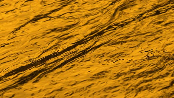 Fast Flushing Gold Metal Liquid Surface, Motion Graphics | VideoHive