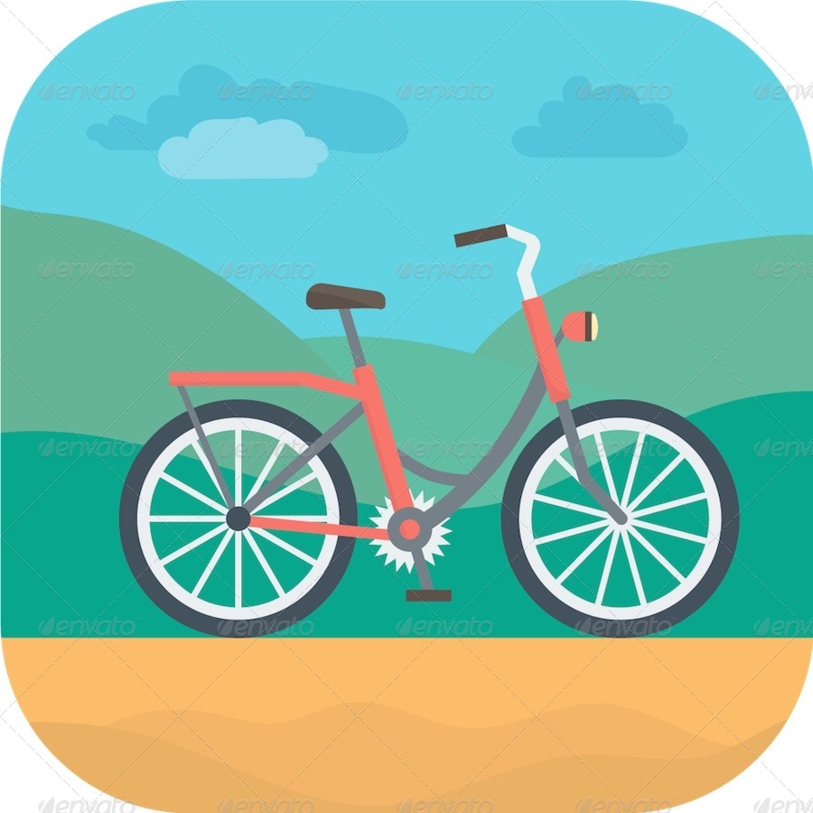 Transport App Icons Set, Icons | GraphicRiver