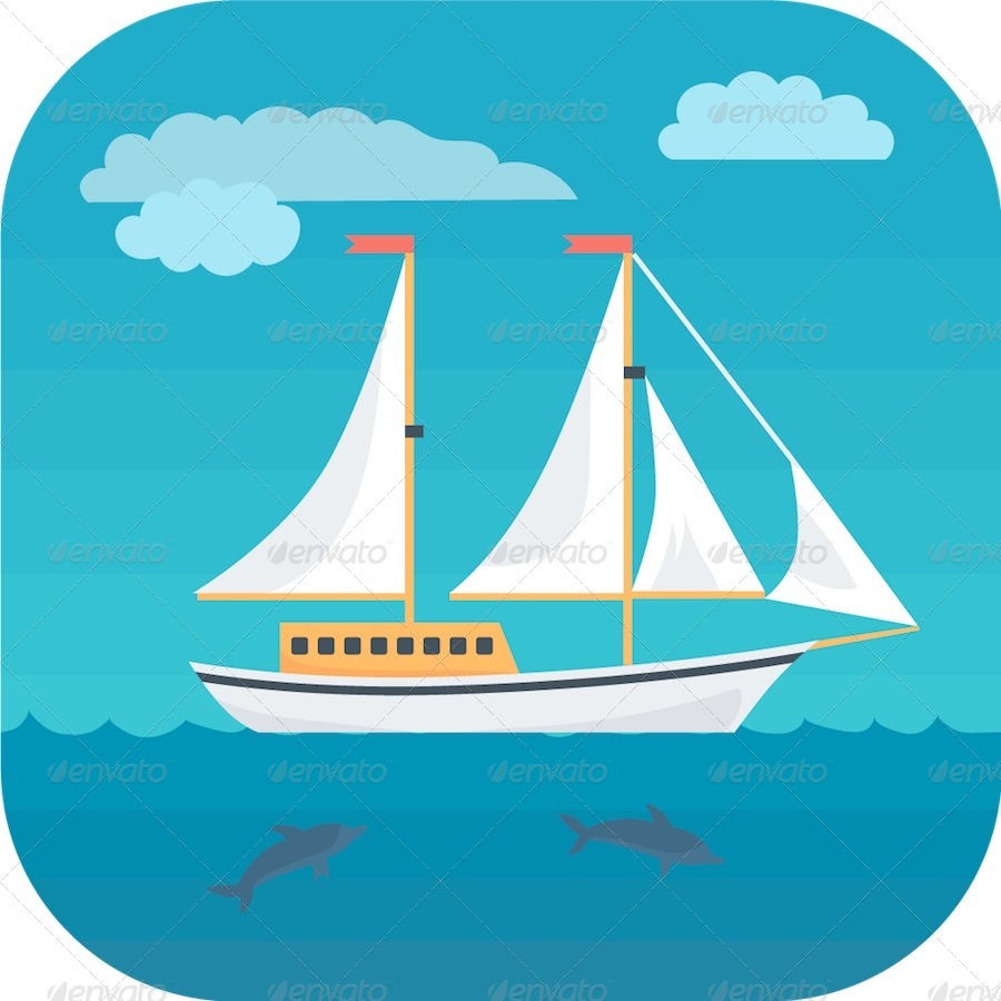 Transport App Icons Set, Icons | GraphicRiver