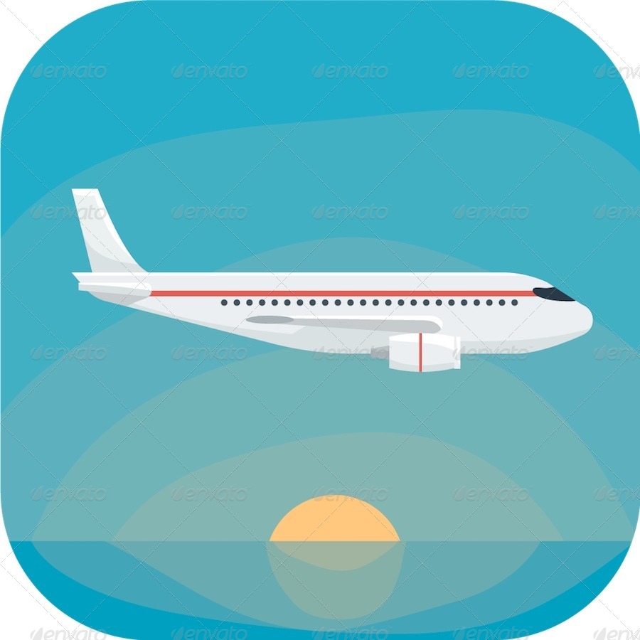 Transport App Icons Set, Icons | GraphicRiver