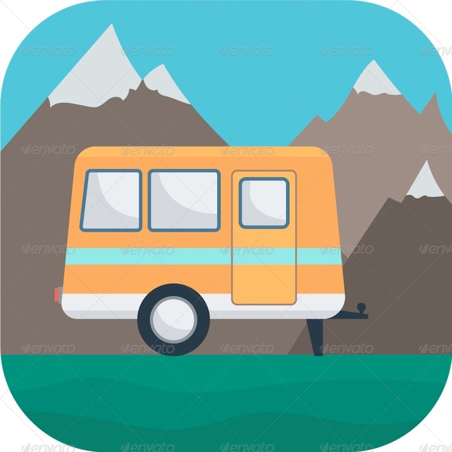 Transport App Icons Set, Icons | GraphicRiver