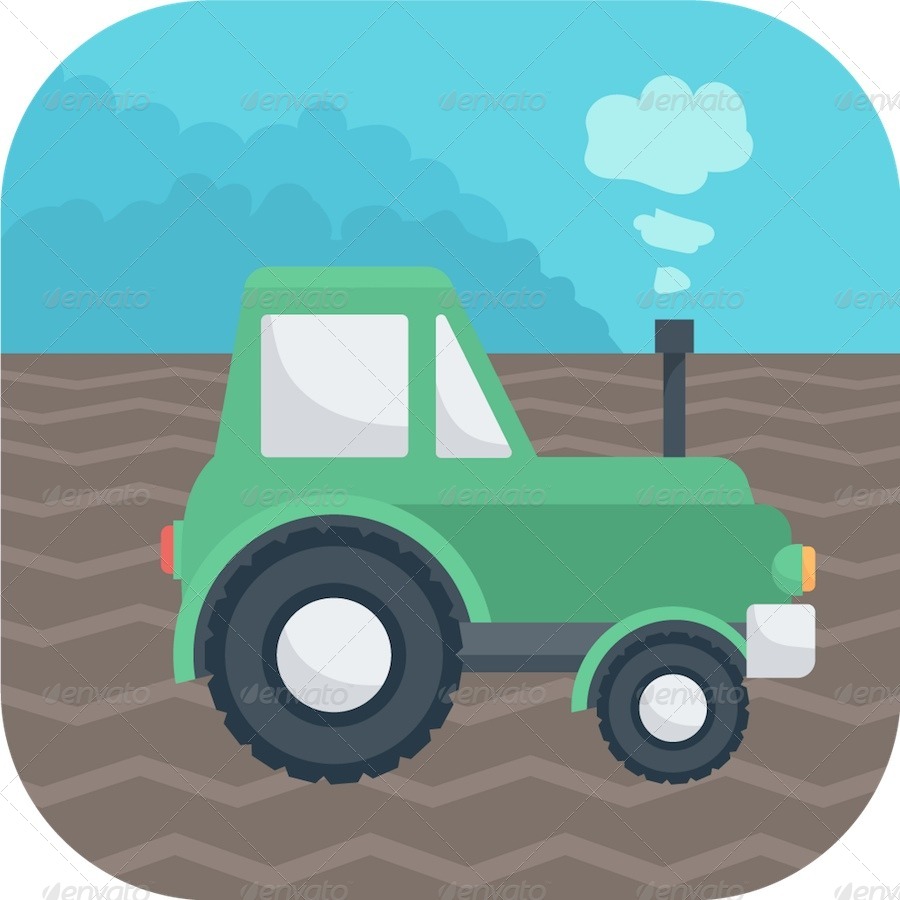 Transport App Icons Set, Icons | GraphicRiver