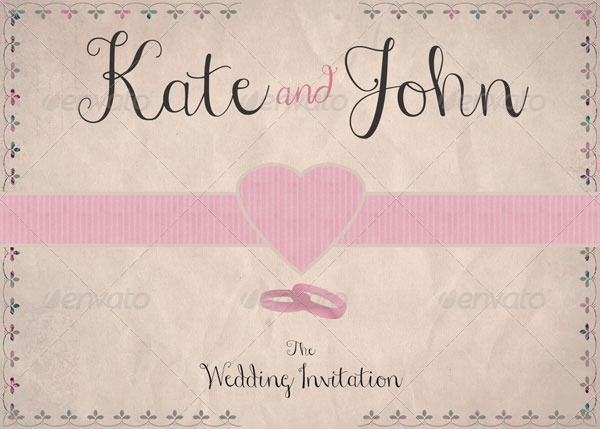 Wedding Invitation, Print Templates | GraphicRiver