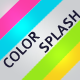 Color Splash Party Timeline, Web Elements | GraphicRiver