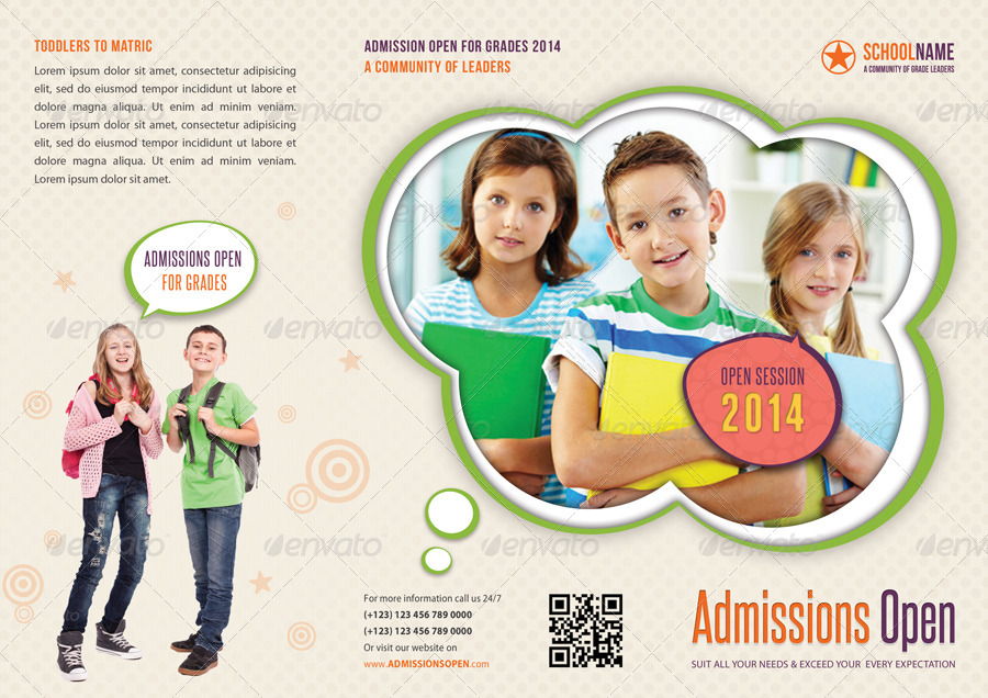 3 in 1 Junior School Promotion Brochure Bundle 01, Print Templates