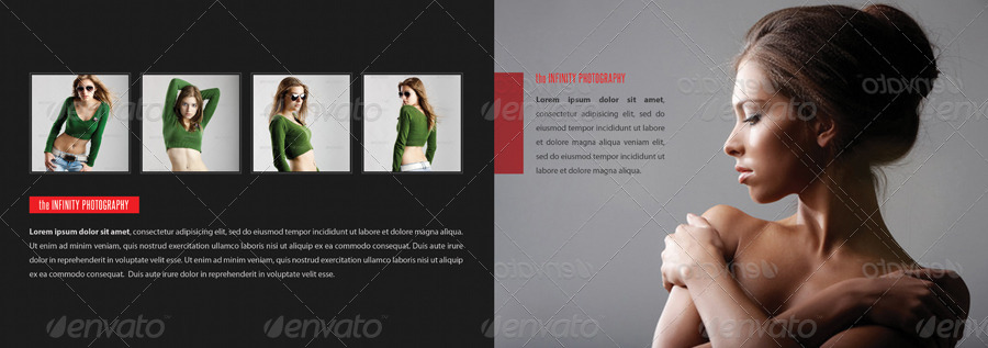 3 in 1 Photography Portfolio Album Bundle 01, Print Templates ...