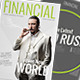 Financial Magazine Template 60 Pages 2 Covers Infographics InDesign ...