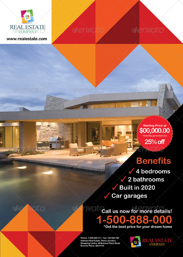 Real Estate Flyer/AD, Print Templates | GraphicRiver