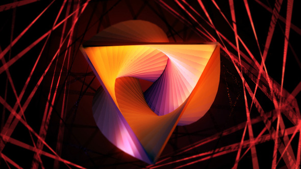 Moving Triangles With Fractal Noise, Motion Graphics | VideoHive