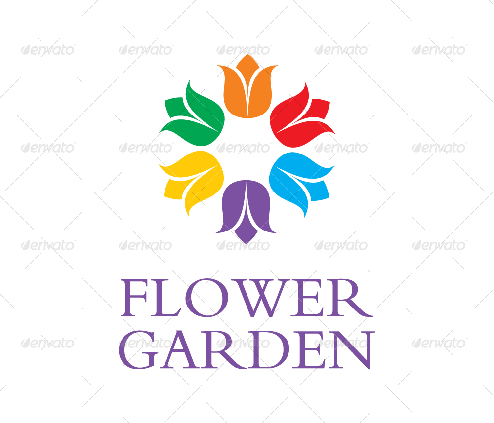 Flower Garden, Logo Templates | GraphicRiver