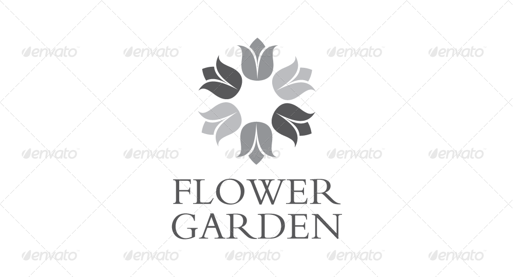 Flower Garden, Logo Templates | GraphicRiver