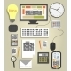 Business and Office Work Elements, Vectors | GraphicRiver