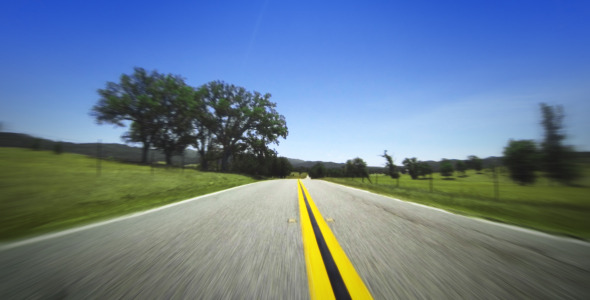 Center Road Driving 01, Stock Footage | VideoHive