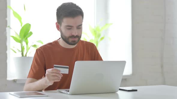 Young Man Having Online Payment Problem on Laptop, Stock Footage ...