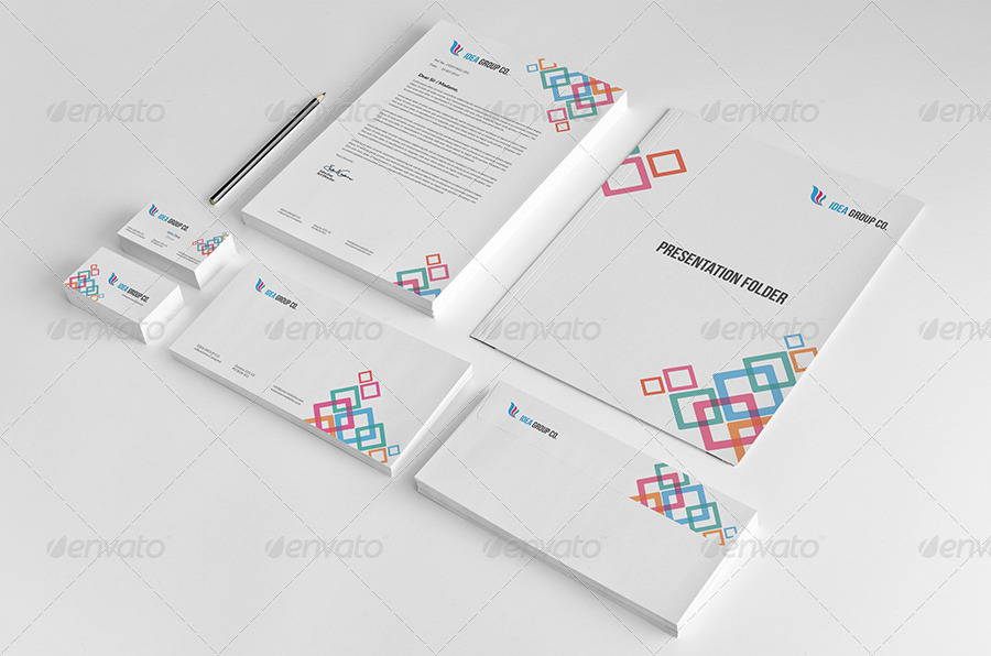 Corporate Stationery Pack Design Template Vol.8, Print Templates ...
