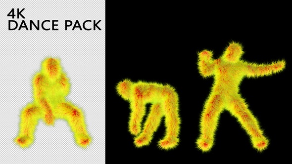 4K Yeti Dance Pack, Motion Graphics | VideoHive
